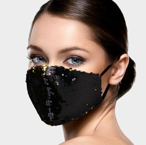 Accessories | Sequined Face Mask | Poshmark